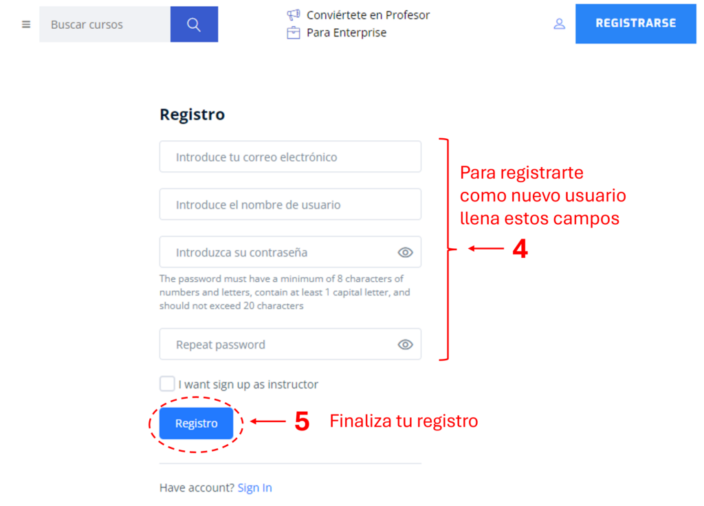 Registro Usuario – Petrofísica Fácil